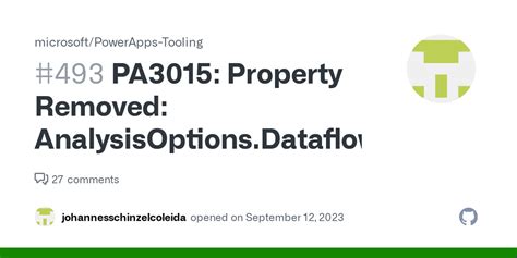 Pa3015 Property Removed Analysisoptions