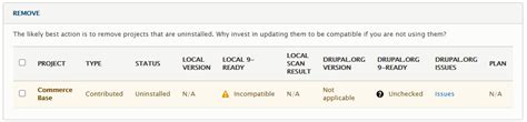 Composer Should I Remove Commerce Base From Site Before An Upgrade