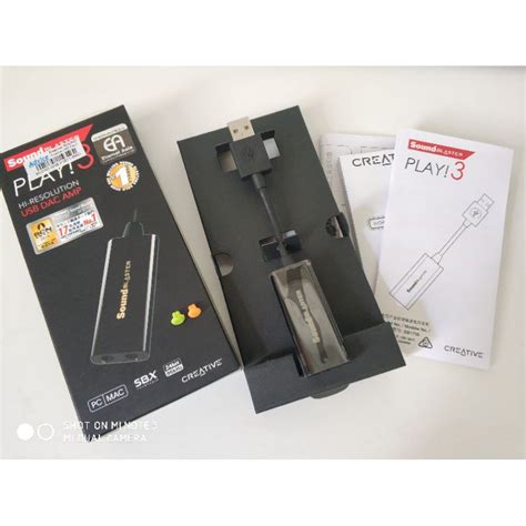 Creative Play3 Soundblaster Usb Dac Amp สินค้าไทยส่งไว ฟรีค่าจัดส่ง