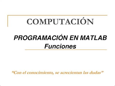 Pdf Computacion Funciones En Matlab Dokumentips