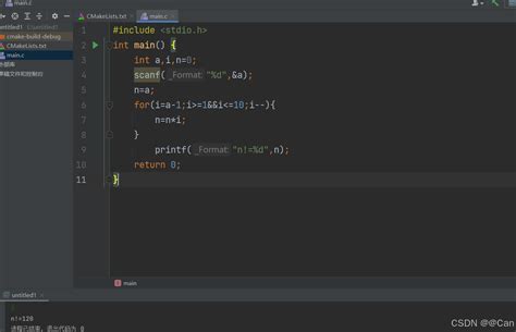 描述利用while或者for循环计算n！的值。提示：n！＝123n输入一个正整数n，1≤n≤10。输出n！的值。输入样例 1 2输出样例 12输入样例利用while或者for循环计算