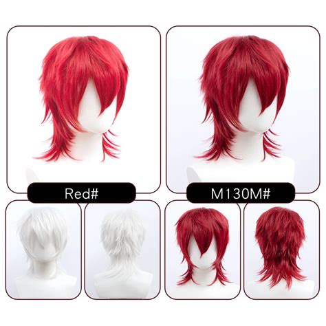 Women Dark Red Long Straight Fringe Bangs Mullet Wig Atelier Yuwa Ciao Jp