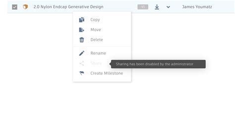 Sharing Has Been Disabled By The Administrator Warning Appears When Trying To Share A Public