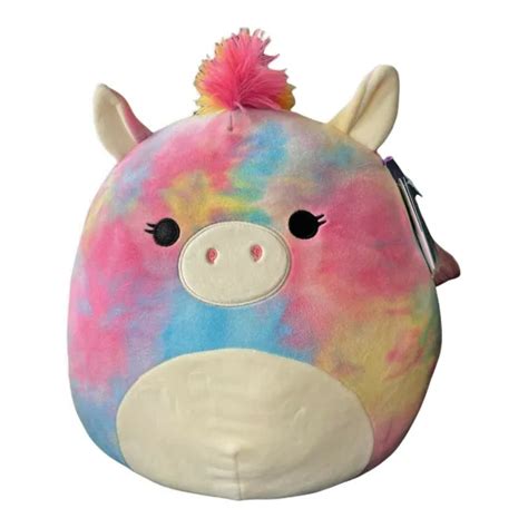 Squishmallow Kellytoy Plush 12 Paisley The Pegasus 2020 Ultrasoft Tie