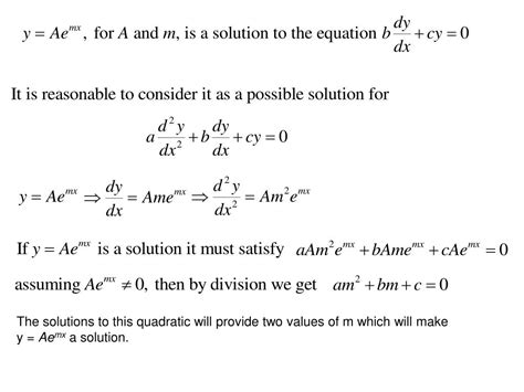 Ppt First Order Linear Differential Equations Powerpoint Presentation Id 526401