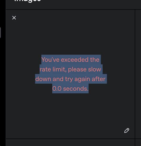 gpt image 1 rate limit without even generating a single image api