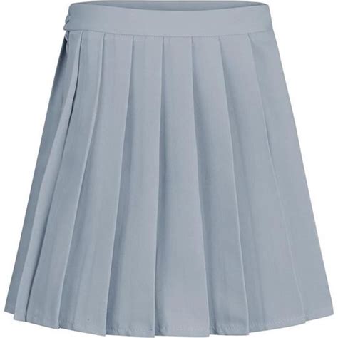 Jupe courte Mini jupes plissées taille haute pour 21JF Light grey