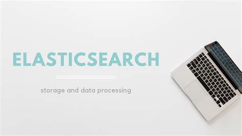 Storage And Data Processing With Elasticsearch