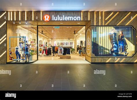 kuala lumpur malaysia circa january 2020 entrance to lululemon