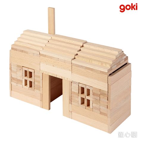 童心園goki原木建築板 疊疊樂遊戲 積木 積木板 建構遊戲 建築遊戲 托育 托嬰 幼兒園 蝦皮購物