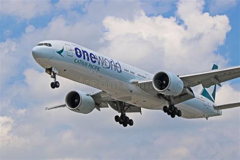 Cathay Pacific Boeing 777 300er With Special Oneworld Livery Editorial