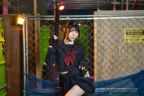 Cozyコジマ💬🥟🍅 On Twitter モデル：釘嶋美奈（kuugi）さん くぎ民 武装jk 制服 ポートレート 釘嶋美奈
