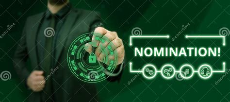 Writing Displaying Text Nomination Concept Meaning Formally Choosing