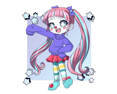 Can Someone Please Draw My Clown Oc Her Names Taffy Rdrawforme