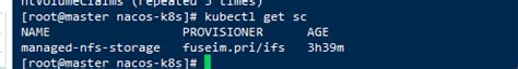 kubectl create f deploy nacos nacos pvc nfs yaml 错误 Issue nacos group nacos k s GitHub