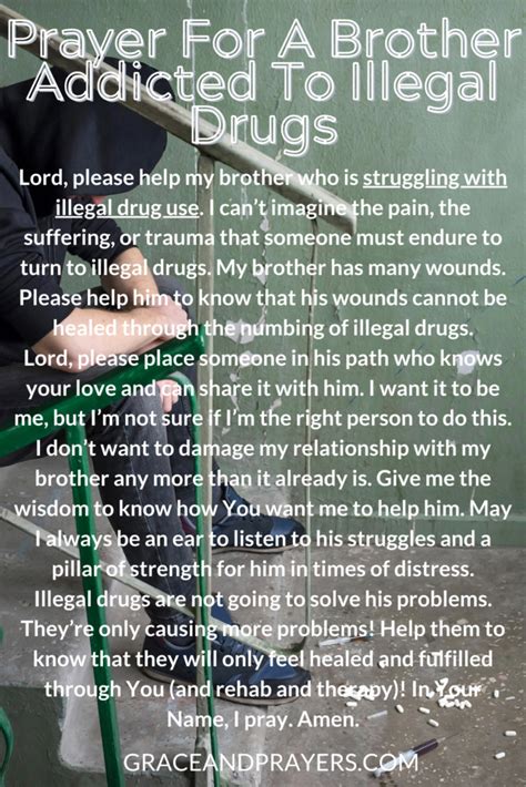 7 Loving Prayers For An Addicted Brother Grace And Prayers