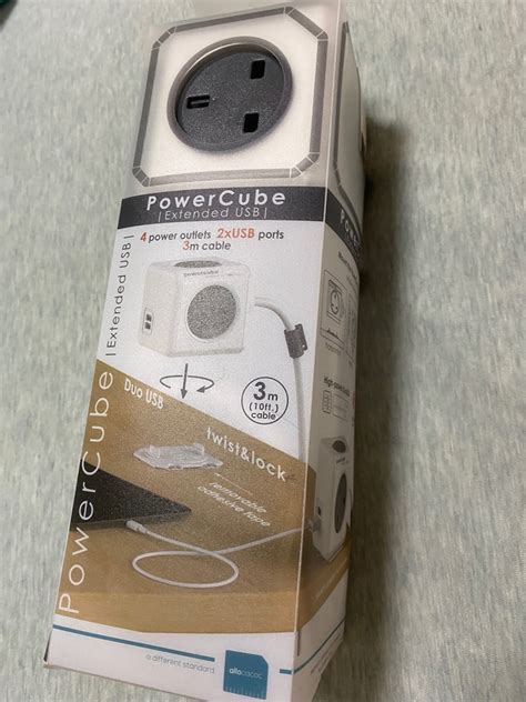 Power Cube Extension With 2 Usb Tv And Home Appliances Electrical