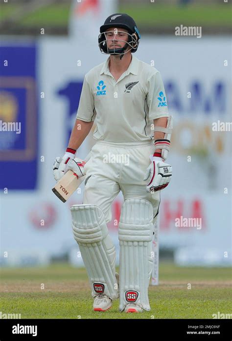 New Zealands Bj Watling Leaves The Pitch After Being Dismissed During