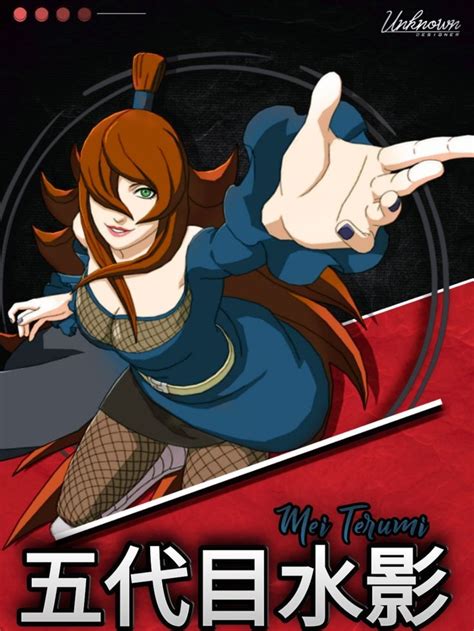 Mei Terumi Disfraces De Anime Arte De Naruto Personajes