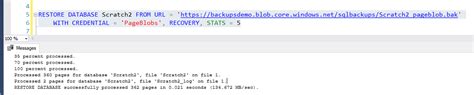 Restoring A Database From Azure John Morehouse