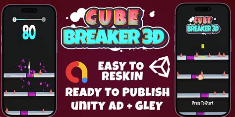 Cube Breaker D Unity Source Code By BokoSloth Codester