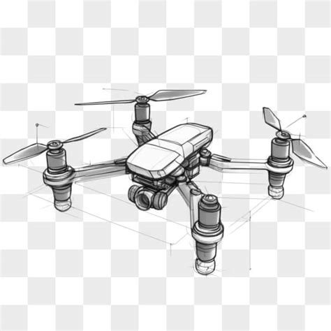 Download Sketch Of A Drone Design Sketches Online Creative Fabrica