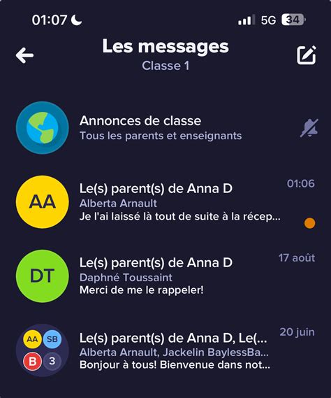 comment les statuts de lecture et les messages urgents fonctionnent ils