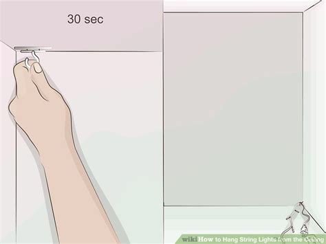 How To Hang String Lights From The Ceiling Pingovox