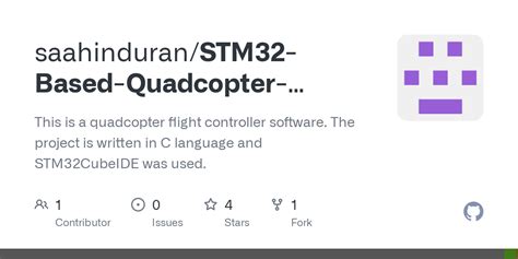 Github Saahinduranstm32 Based Quadcopter Flight Controller Software This Is A Quadcopter