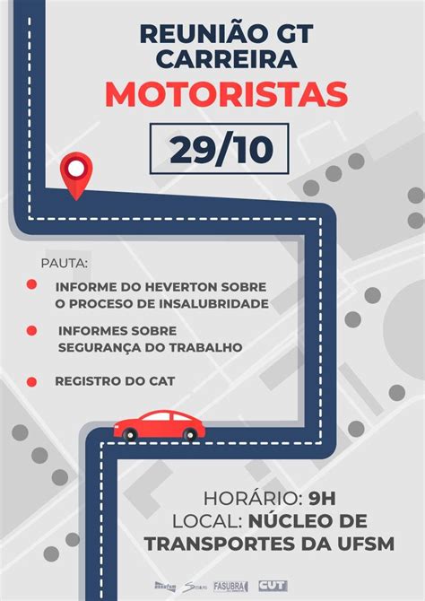 GT Carreira com Motoristas se reúne na segunda feira 29 ASSUFSM