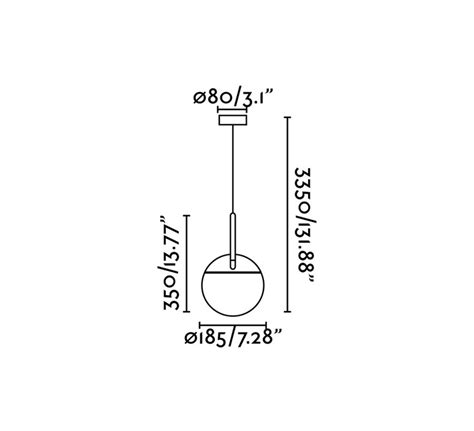 Suspension Mine Blanc Ø185cm H185cm Faro Luminaires Nedgis