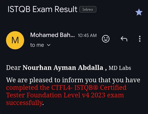 Nourhan Ayman On Linkedin Istqb 14 Comments