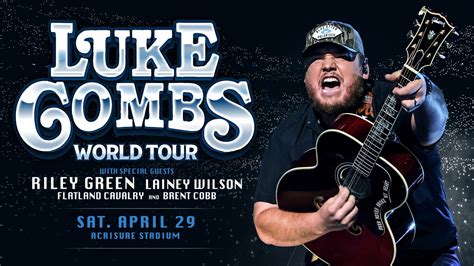 Luke Combs 2025 Tour Amy D Garr