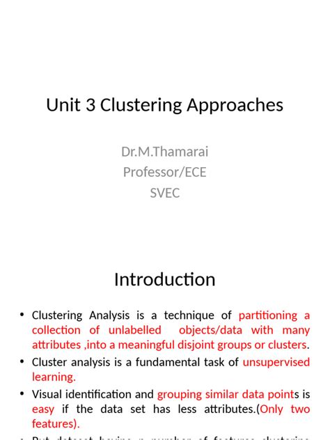 Unit 3 Clustering Algorithm Pdf Cluster Analysis Normal Distribution
