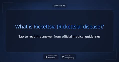 What Is Rickettsia Rickettsial Disease
