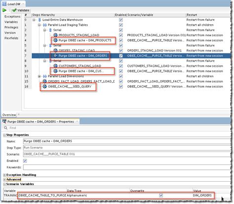 Managing The OBIEE BI Server Cache From ODI 12c