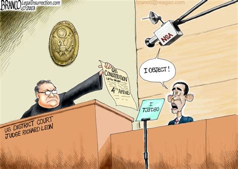 NSA Unconstitutional A F Branco Conservative Cartoon
