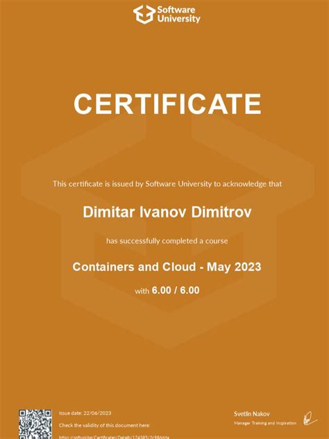 Dimitar Dimitrov On Linkedin Im Happy To Share That Ive Completed My