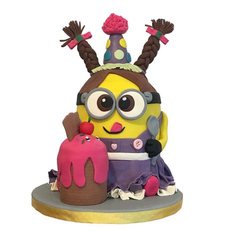 Minion Girl Birthday Cake