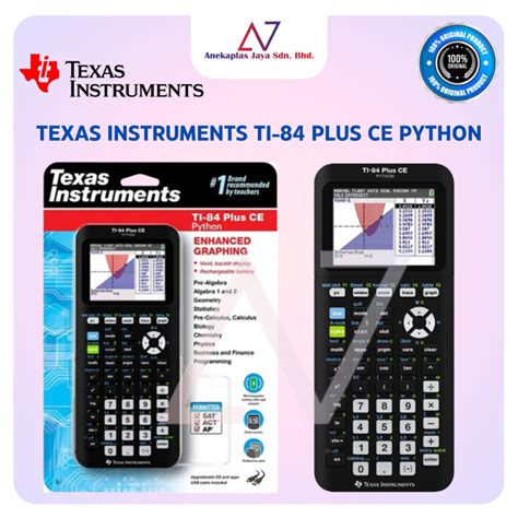 texas instruments ti 84 plus ce python graphing calculator shopee