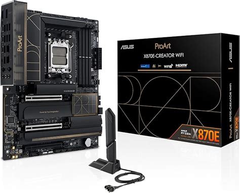 Amazon Com Asus Proart X E Creator Wifi Amd Am X E Atx Motherboard Pcie X Slots