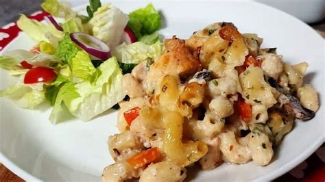 Creamy Chicken Mushroom Pasta Bake Diy Joy