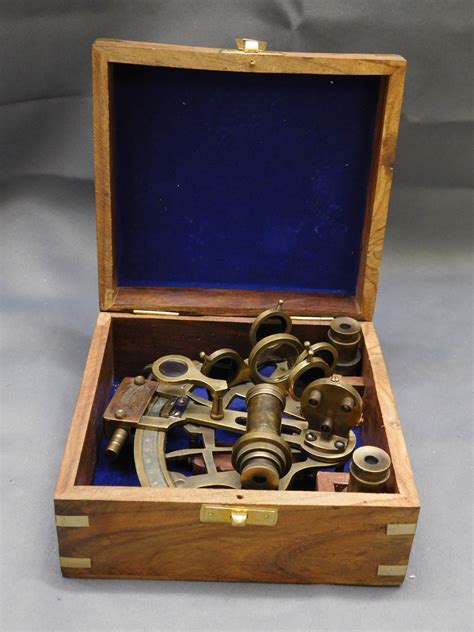 Nautical Brass Sextant