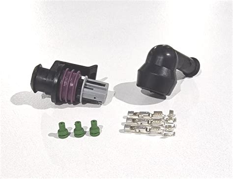 Delphi Gt150 3p Pressure Sensor Connector Kit With Boot J Spec