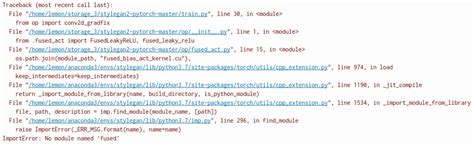 No Module Named Fused · Issue 331 · Rosinalitystylegan2 Pytorch · Github