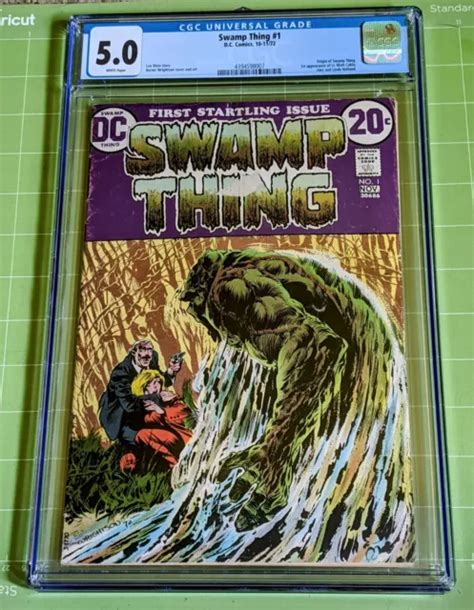 Swamp Thing 1 Cgc 50 In Ottime Condizionifn Whpgs 1a App E Origine