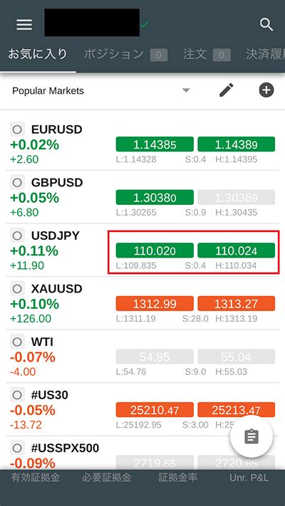 Ctrader Android編 【ctrader】android編 逆指値注文の仕方