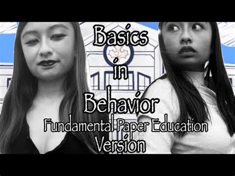 Basics In Behavior Fundamental Paper Education Version YouTube Music
