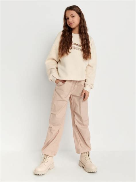Pantaloni Culoare Cacao Cu Lapte Sinsay 1773w 98x