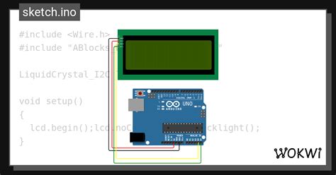 LCD I C Ino Wokwi ESP STM Arduino Simulator